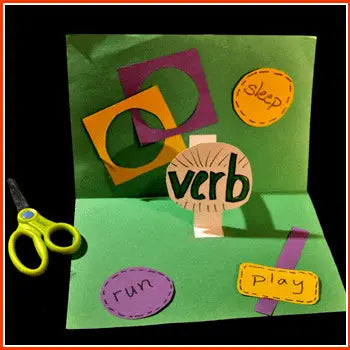 Craft Projects - Kids - School - Language Arts - Pop-Up Parts of Speech ...
