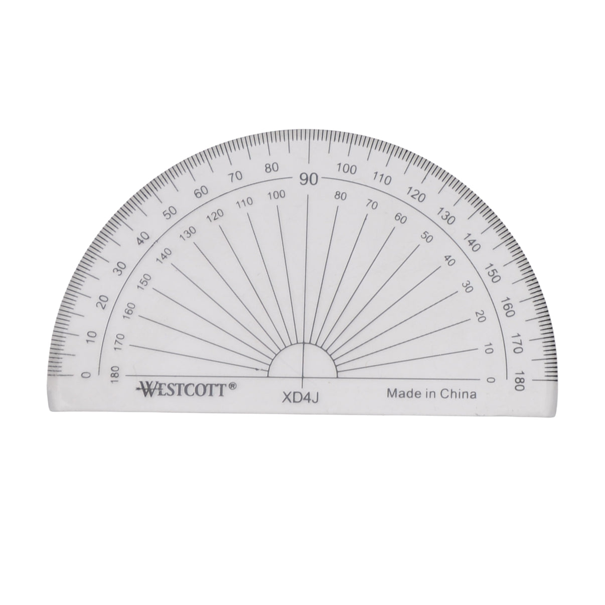 Westcott 180° Protractor, 4-Inch (12925) – westcottbrand