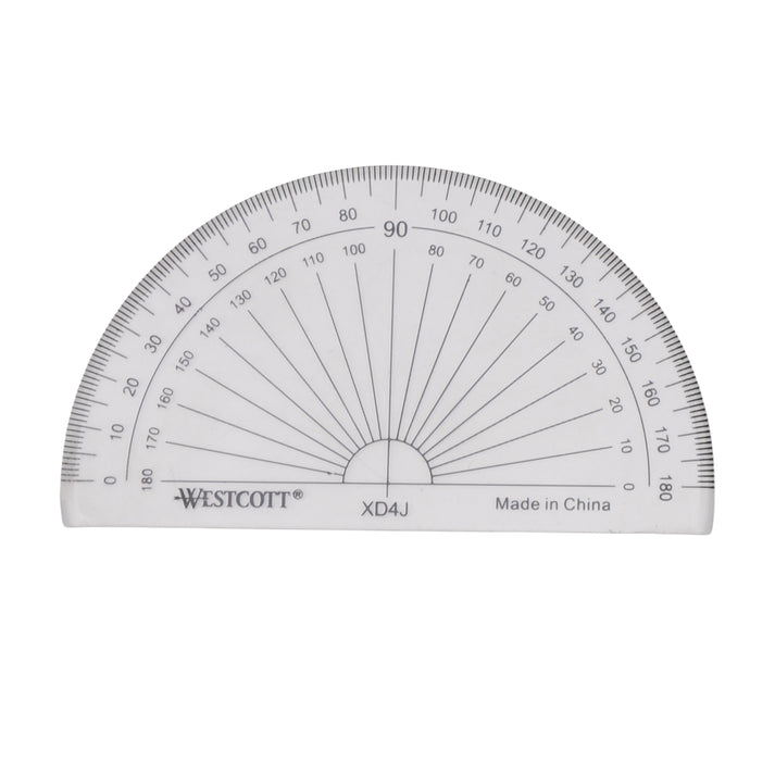 Westcott 180° Protractor, 4-Inch (12925) – westcottbrand