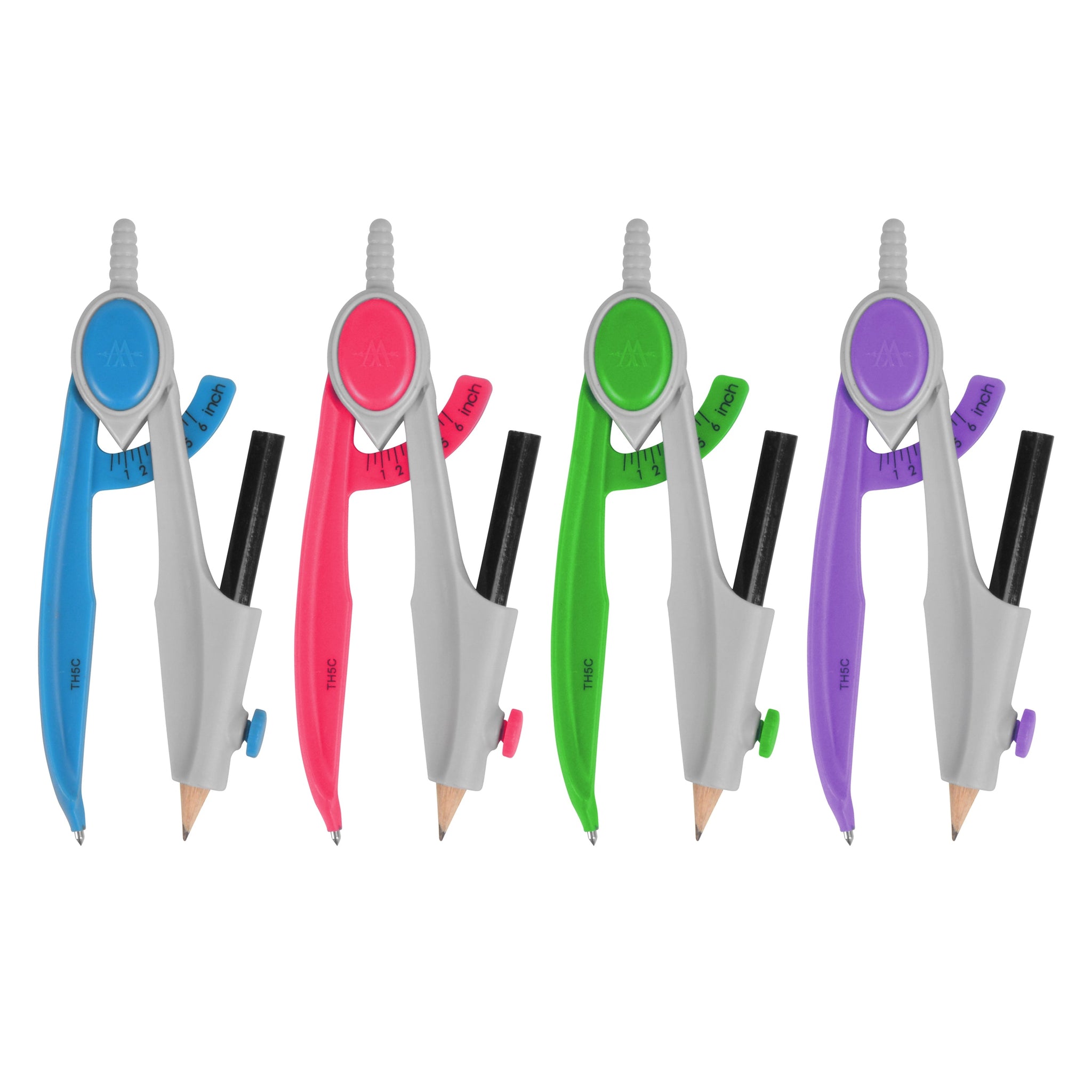 Westcott 2 Piece Math Tools Set, Compass & Protractor, Assorted Colors ...