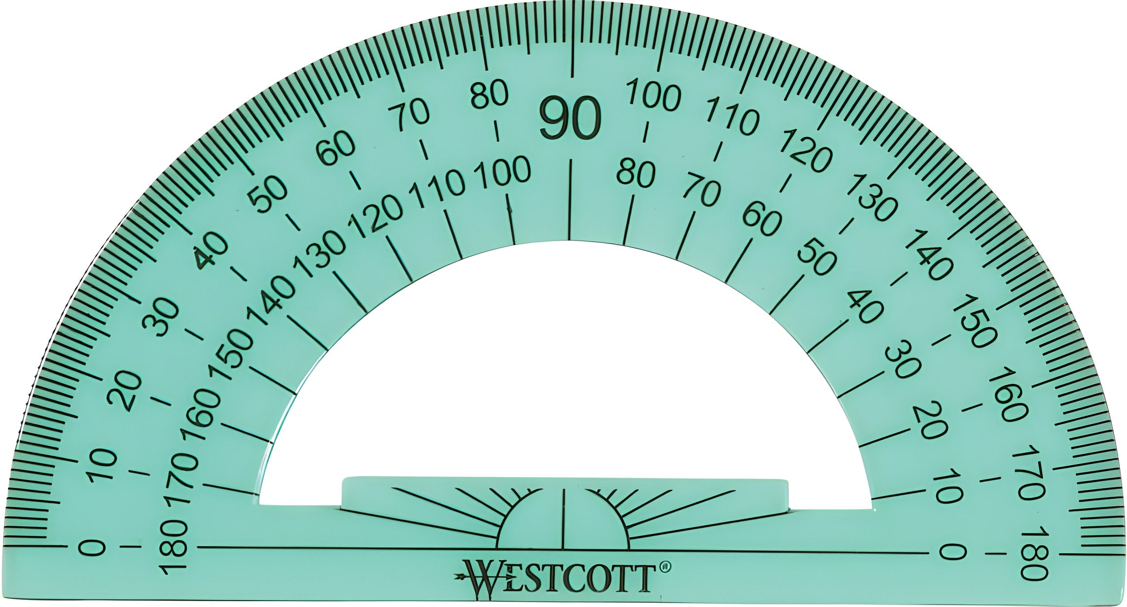 Westcott 4 Piece Flexible Math Tools Set, Assorted Colors, Green/Clear ...