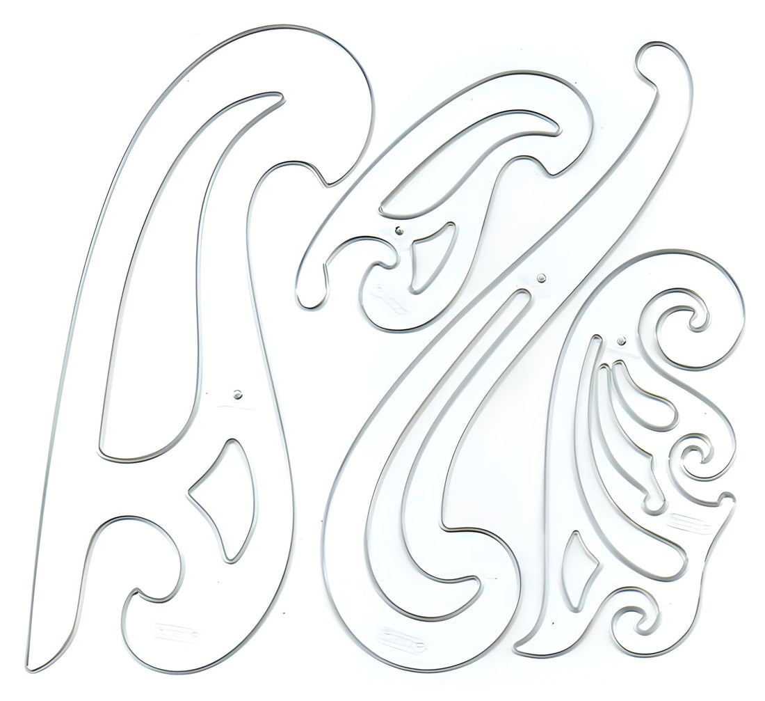 Westcott 4 Piece French Curve Set (FC-4) – westcottbrand