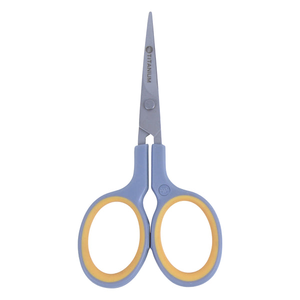 Westcott 4" Soft Handle Titanium Bonded Curved Embroidery Scissors (13 ...