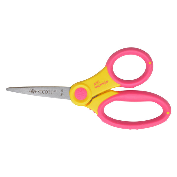 Westcott 5" Scissors with Anti-Microbial Protection, Pointed (14597 ...