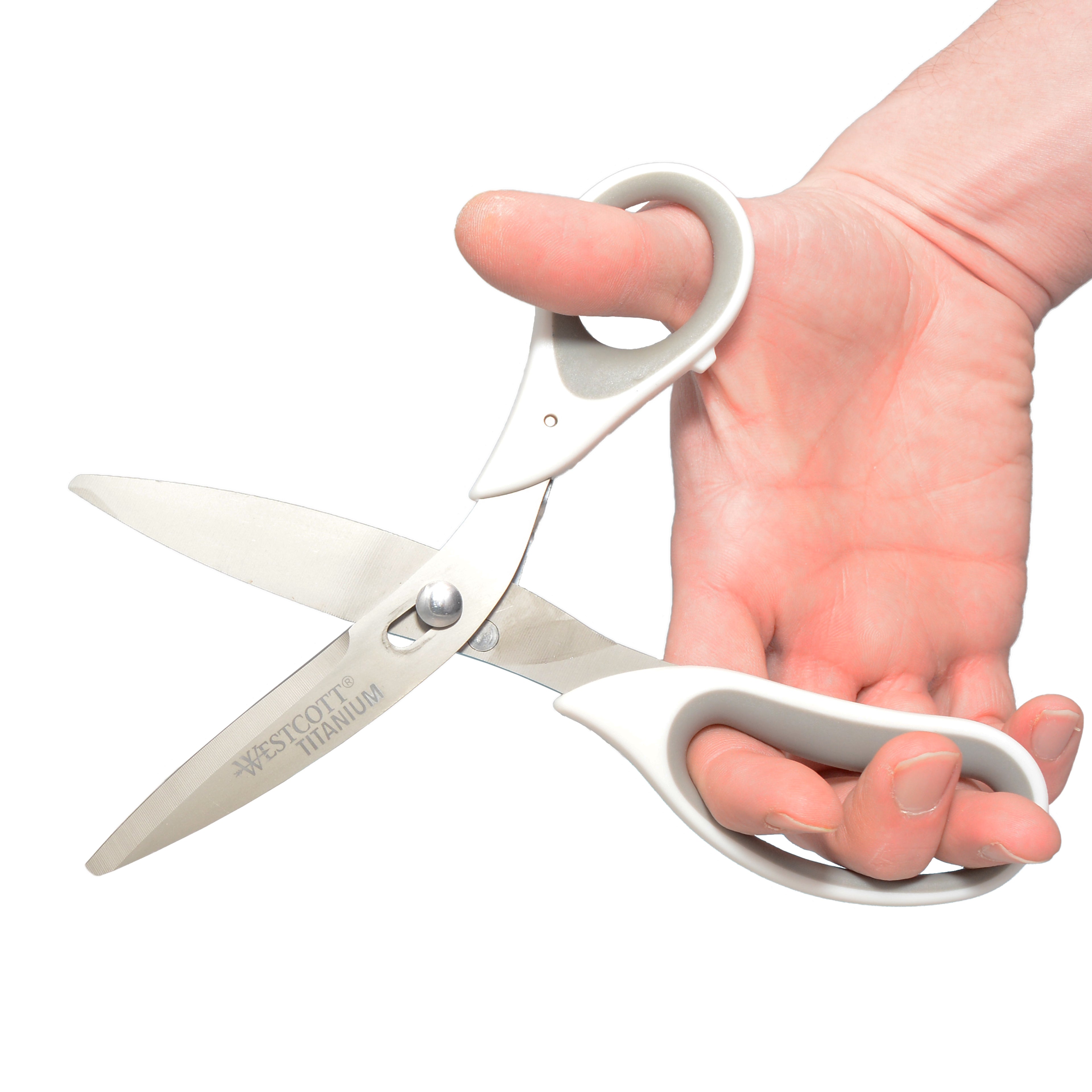 Westcott 8.5" Power Pivot Titanium Bonded Soft Handle High-Leverage Cr ...