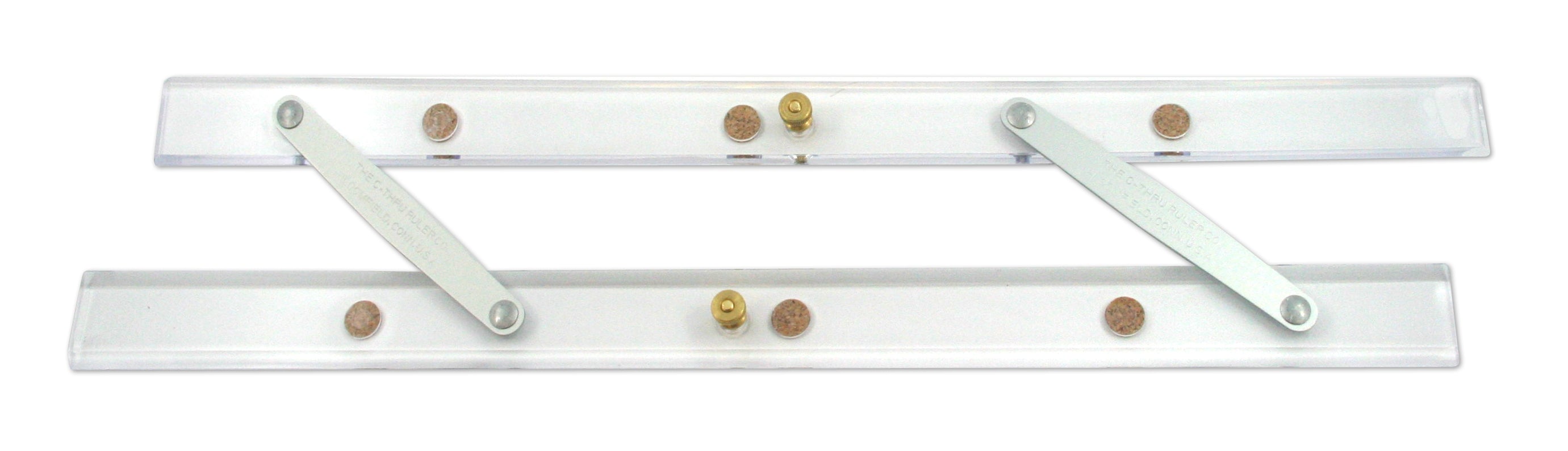 Westcott Folding Parallel Ruler, 18", Clear (1500-18) – westcottbrand