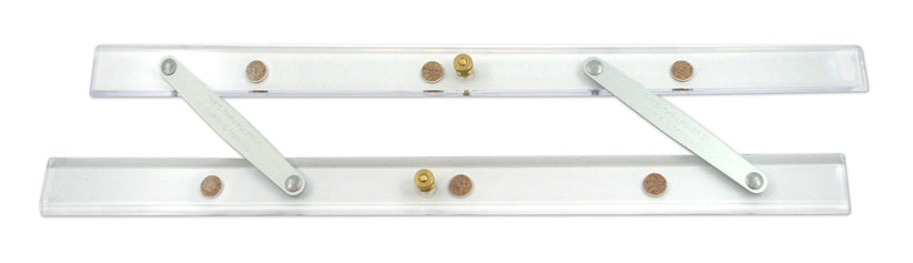 Westcott Folding Parallel Ruler, 18", Clear (1500-18) – westcottbrand