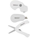 Westcott Folding Scissors, Slicer and Rotary Cutter, Portable, Titaniu ...
