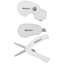 Westcott Folding Scissors, Slicer and Rotary Cutter, Portable, Titaniu ...