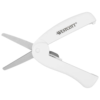 Westcott Folding Scissors, TSA Compliant and Portable, Titanium Blades ...