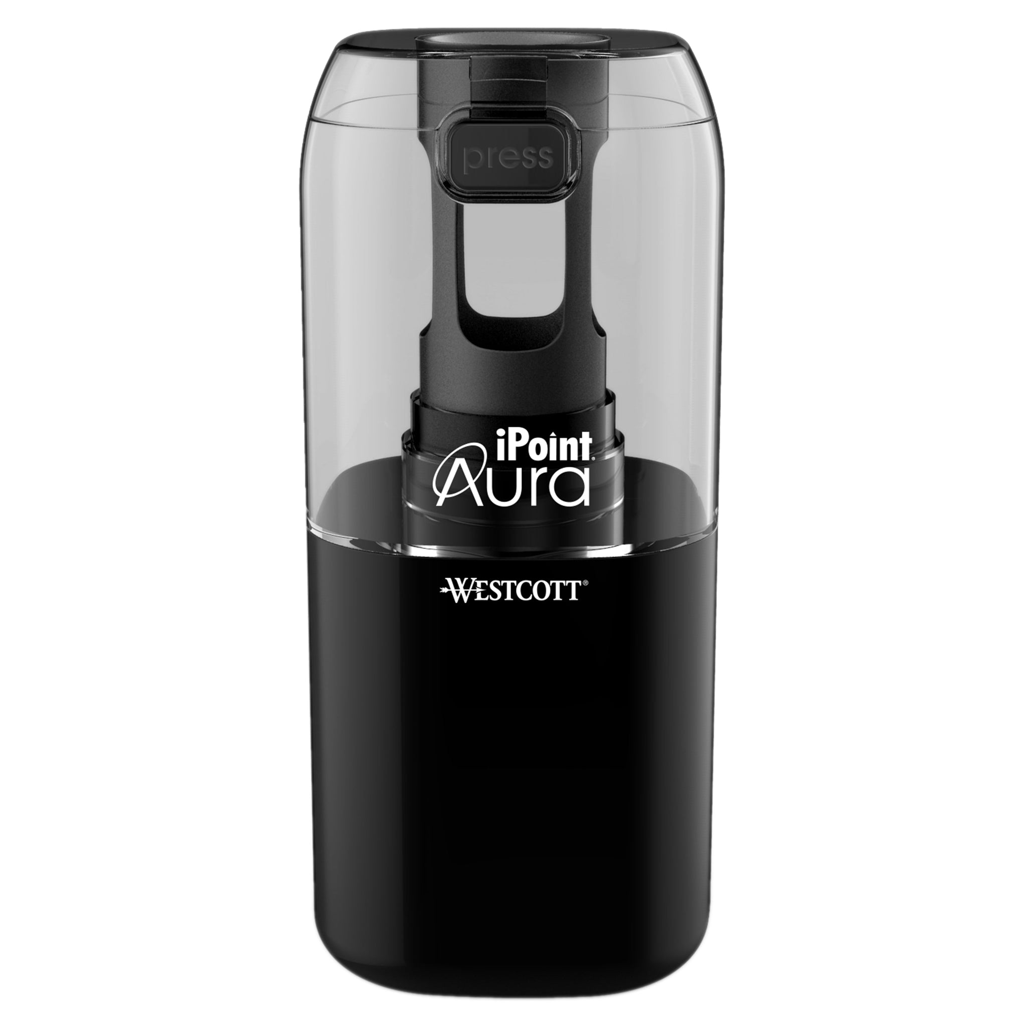 Westcott iPoint® AURA Electric Pencil Sharpener, Assorted Colors (1721 – westcottbrand