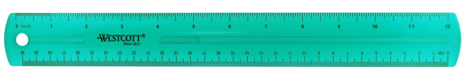 Westcott Jeweltone Plastic Ruler, 12 Inch, Assorted Transparent Colors – westcottbrand