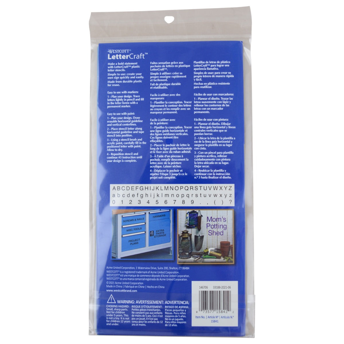 Westcott LetterCraft 2" Stencils, Helvetica Font (15841) – westcottbrand