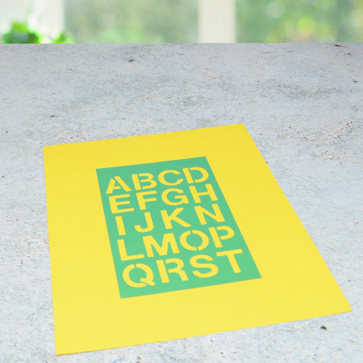 Westcott LetterCraft 3/4" and 1" Stencil, Helvetica Font (15844 ...