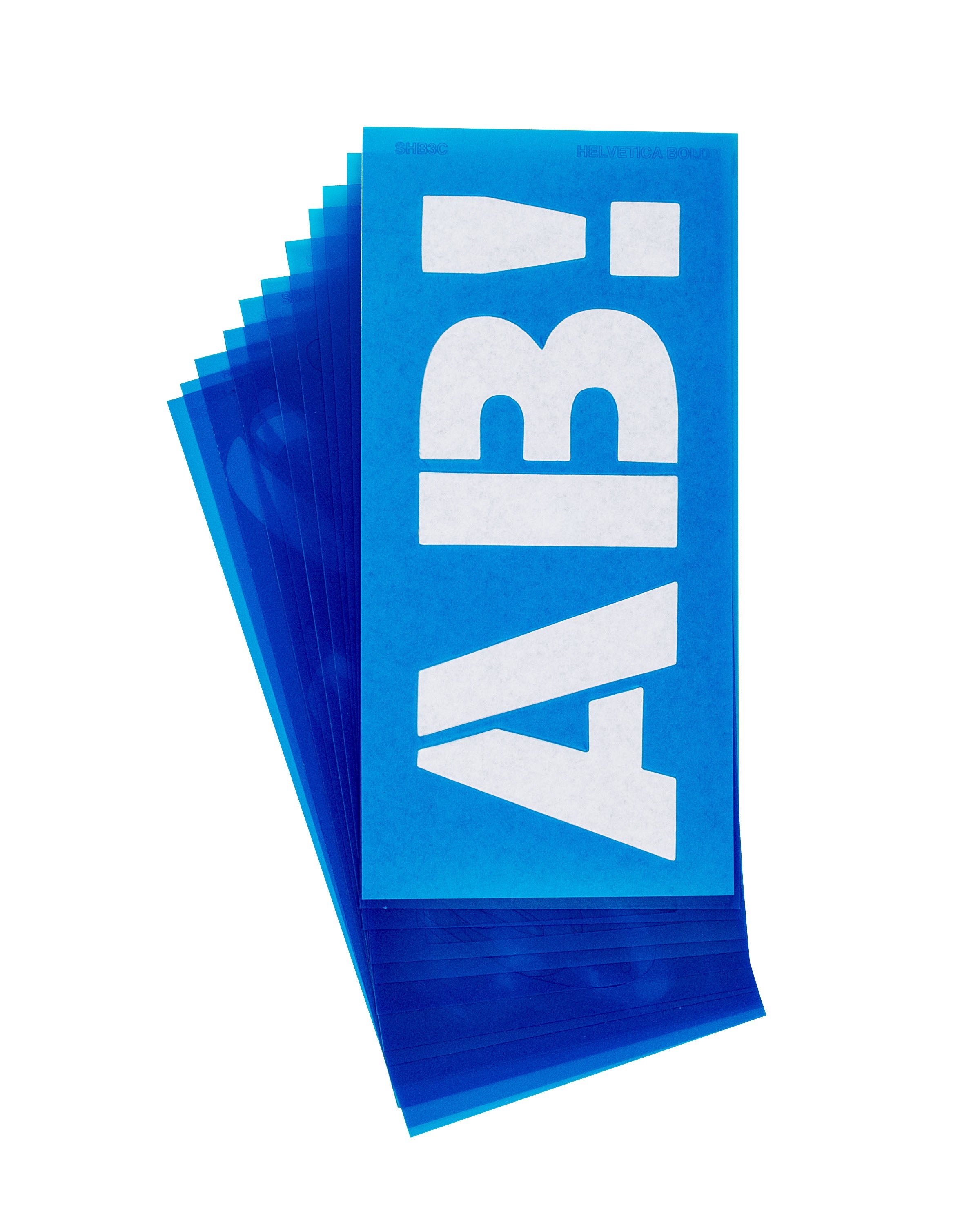 Westcott LetterCraft Stencils 3" Capital Letters, Helvetica Bold Font ...