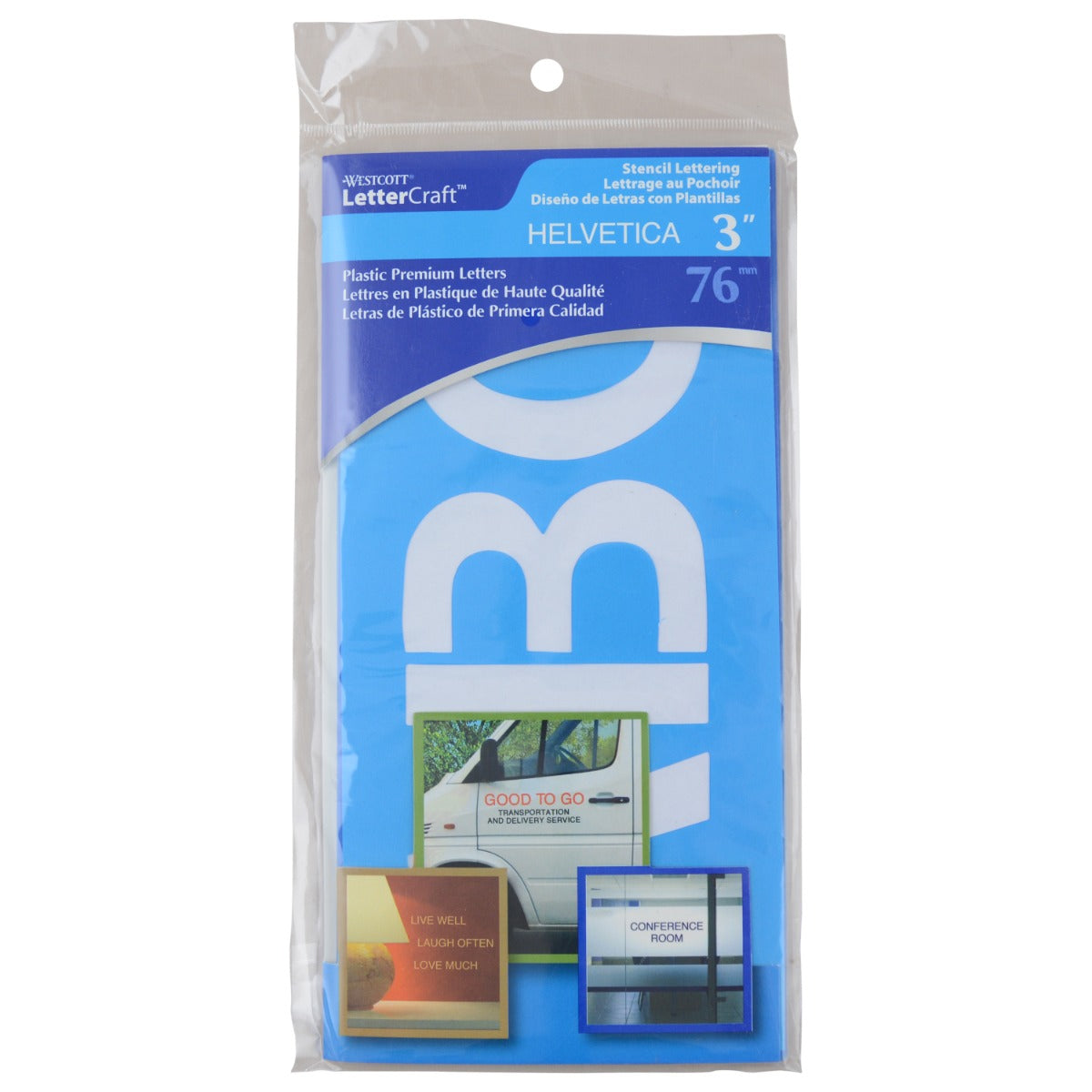 Westcott LetterCraft Stencils 3", Helvetica Font (15833) – westcottbrand