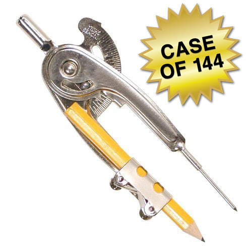 Westcott Metal Ball Bearing Compass with Pencil, Nickel Plated (12201 ...