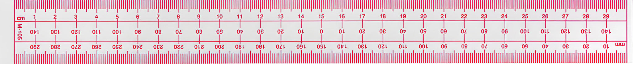 Westcott Metric Grid Ruler, 30cm, Transparent (M-105) – westcottbrand