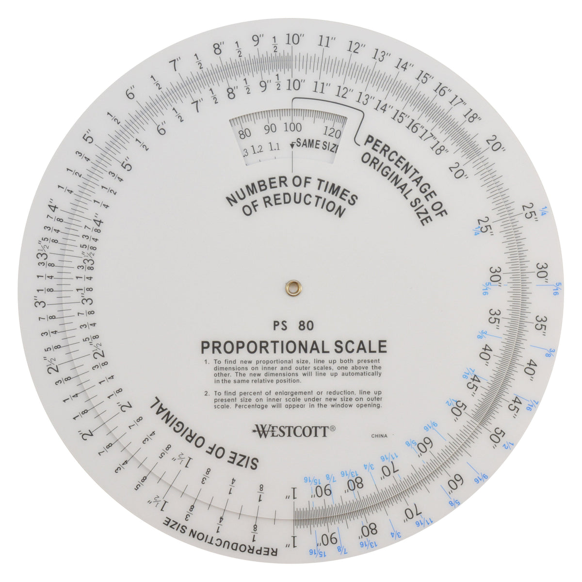 Westcott Scale Measuring Tool (PS-80) – westcottbrand