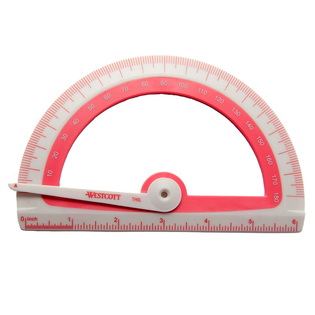 Westcott Soft Touch School Protractor With Microban Protection, Assort ...