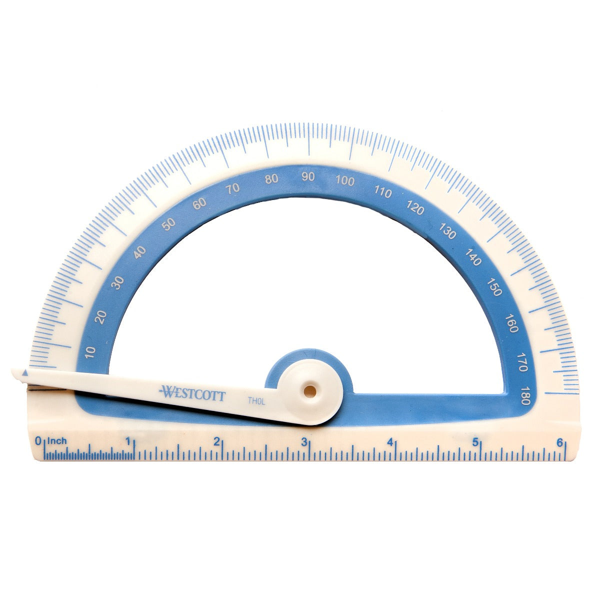 Westcott Soft Touch School Protractor With Microban Protection, Assort ...