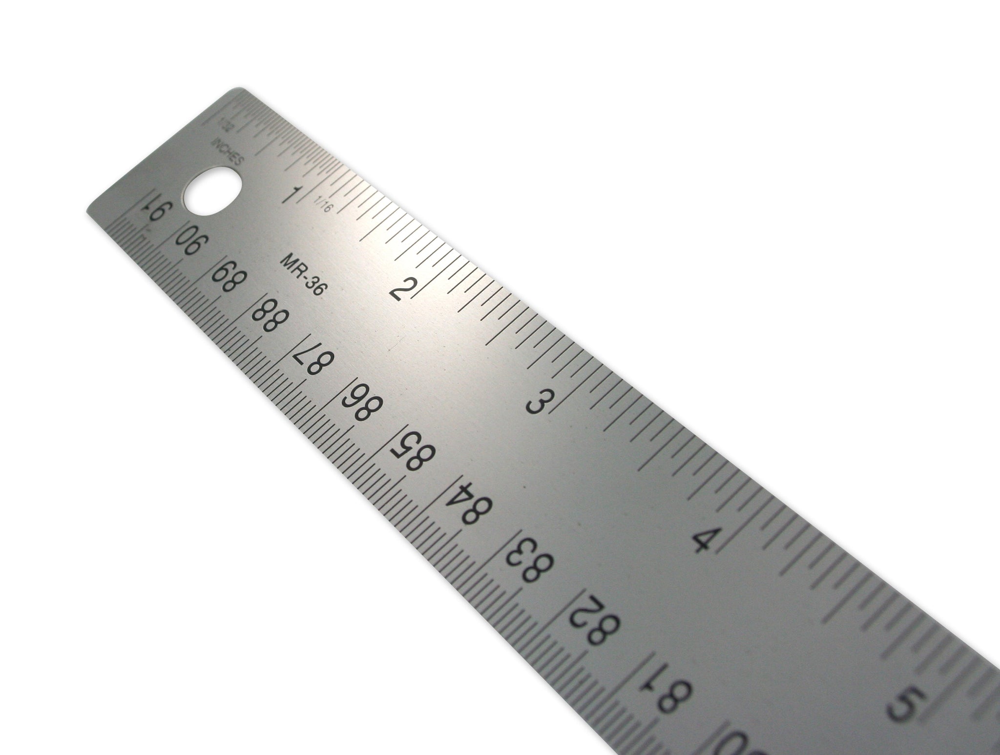 Westcott Stainless Steel Cork Backed Ruler, 36", Inch/Metric (MR-36 ...