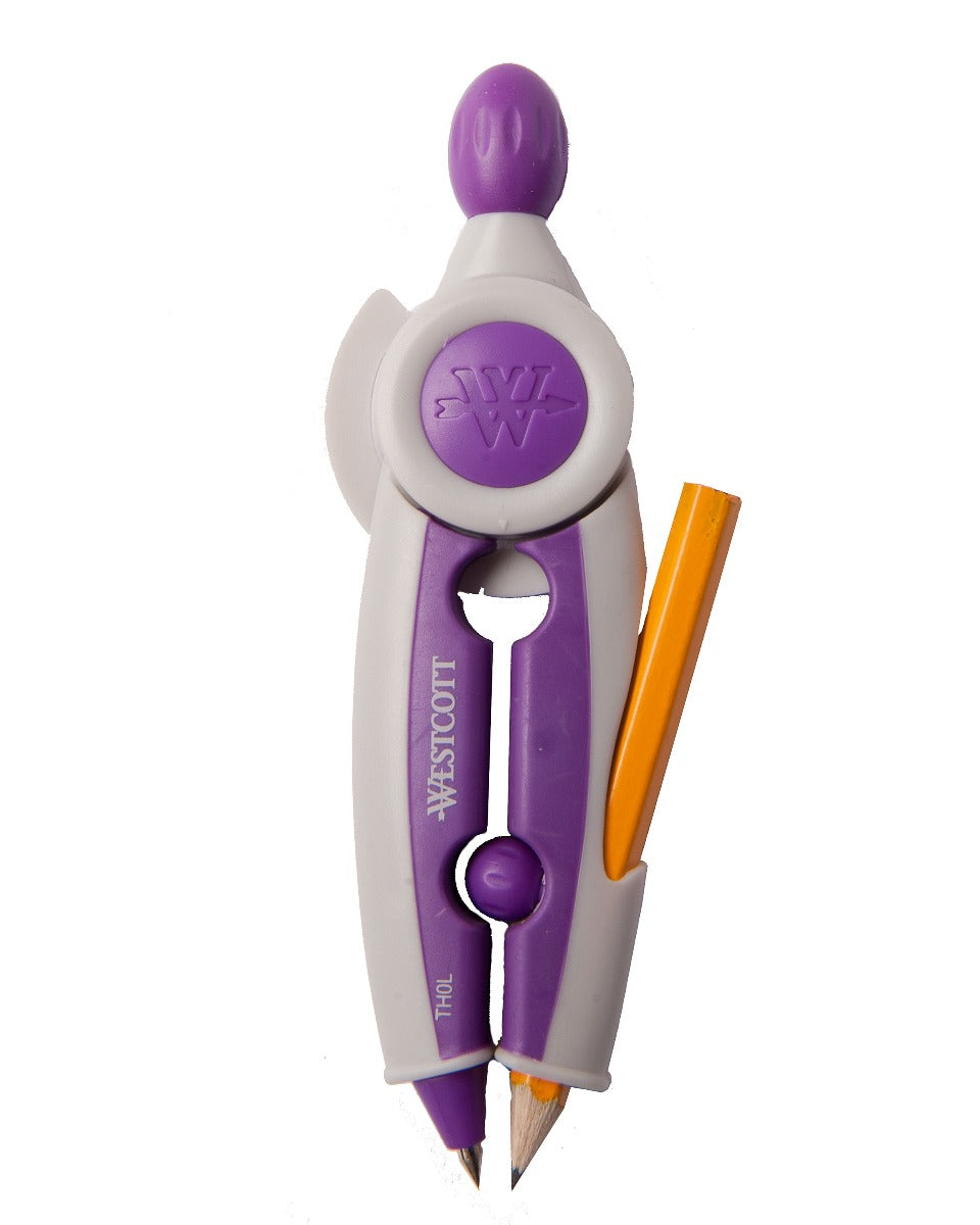 Westcott Student Soft Touch School Compass With Anti-Microbial Protect ...