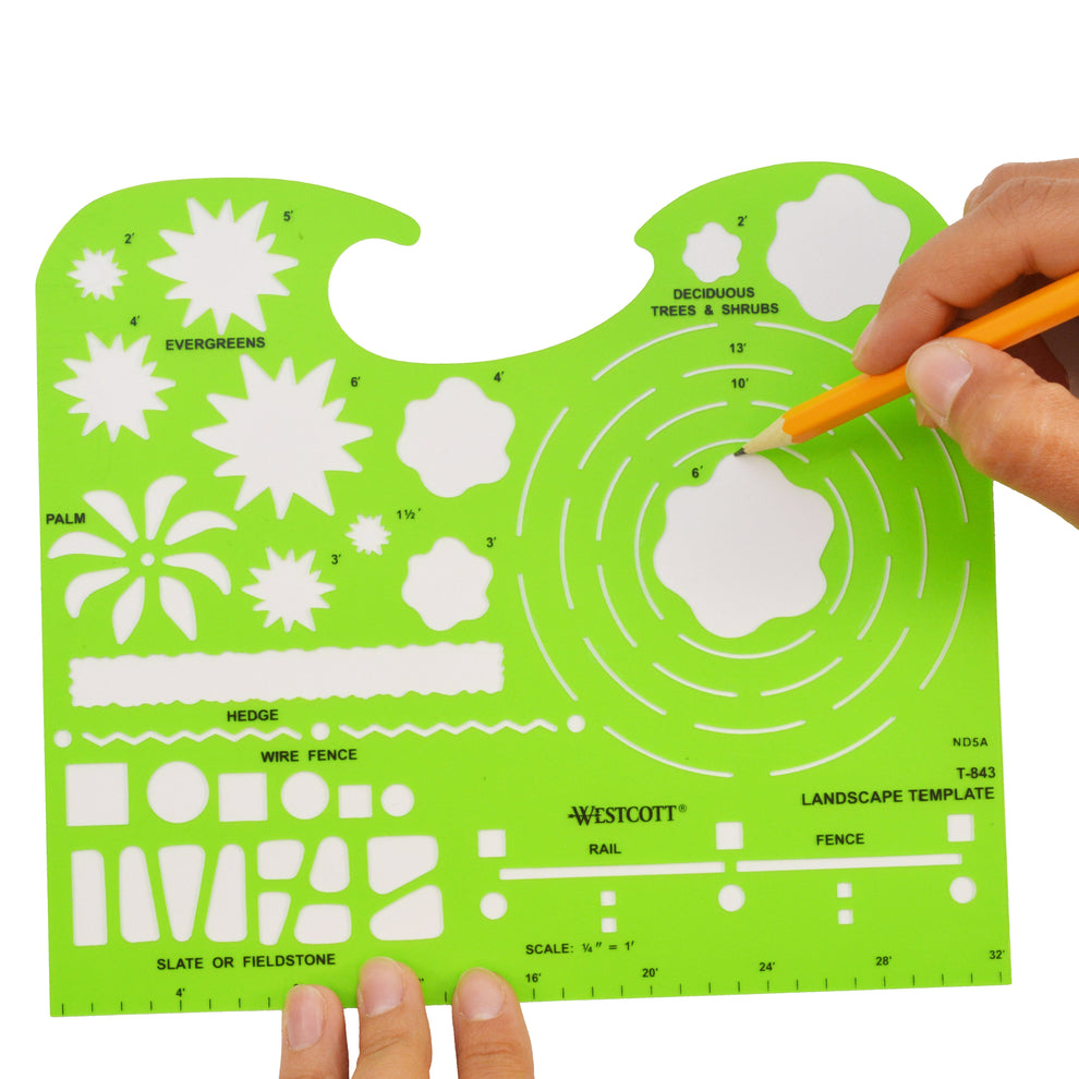 Westcott Technical Drawing Template (T-843) – westcottbrand