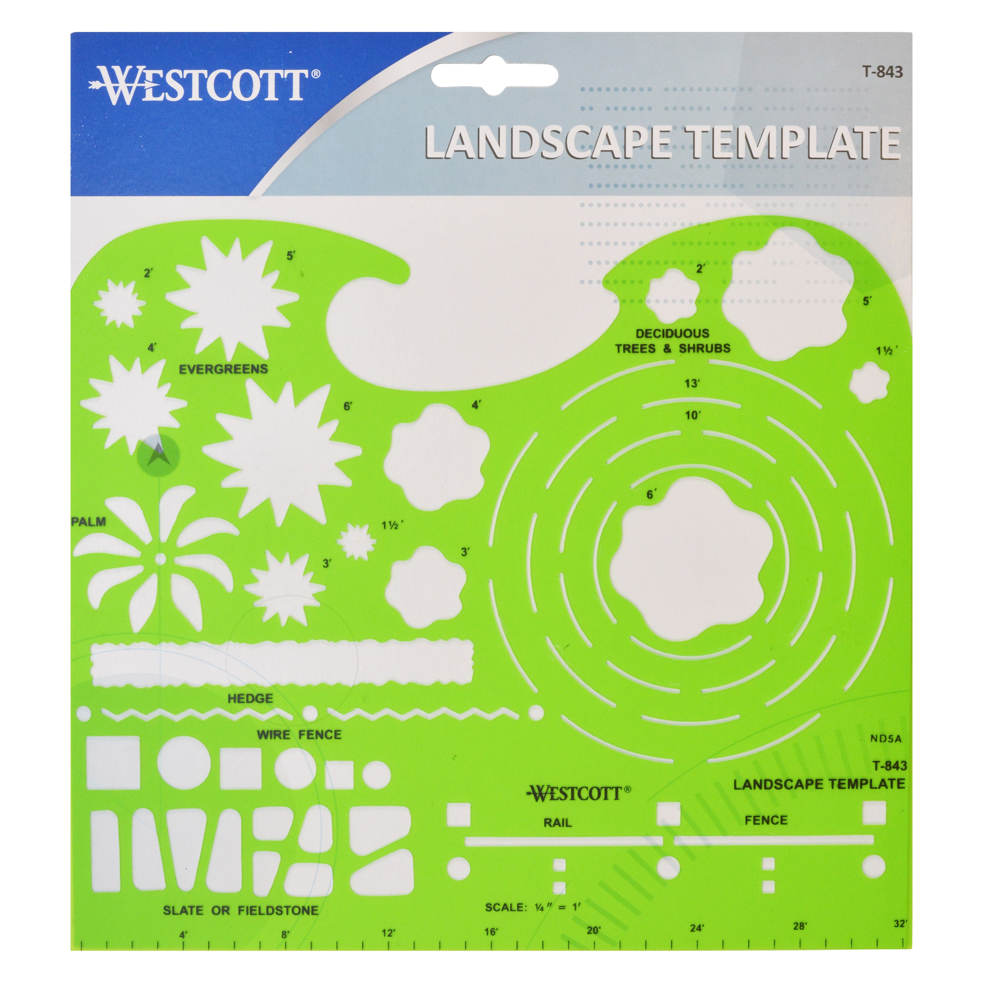 Westcott Technical Drawing Template (T-843) – westcottbrand