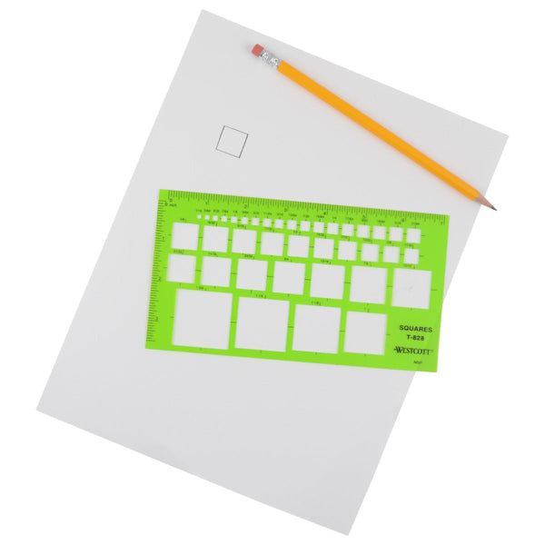 Westcott Technical Squares Drawing and Drafting Template (T-828 ...
