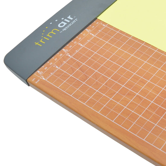 Westcott TrimAir Titanium Bonded Wood Guillotine Paper Trimmer, 12" (1 ...