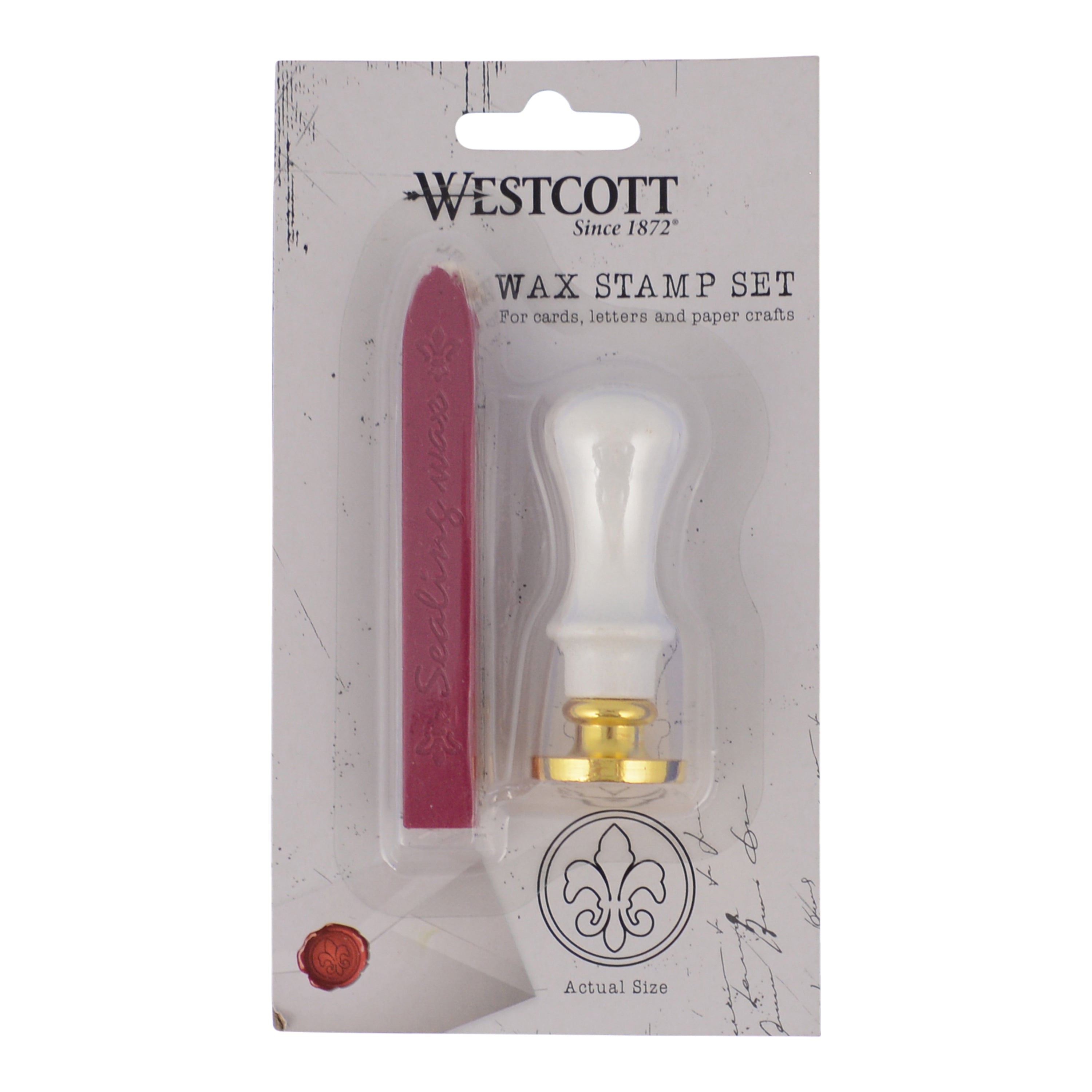 Westcott Wax Stamp Set, Vintage Sealing Kit for Invitations, Cards, Le ...