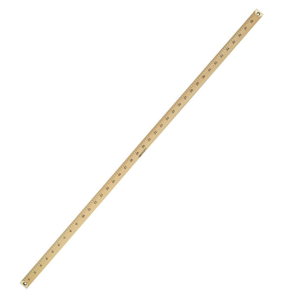 Westcott Wooden Meter Stick With Brass Tips, 39 1/2" (10432 ...